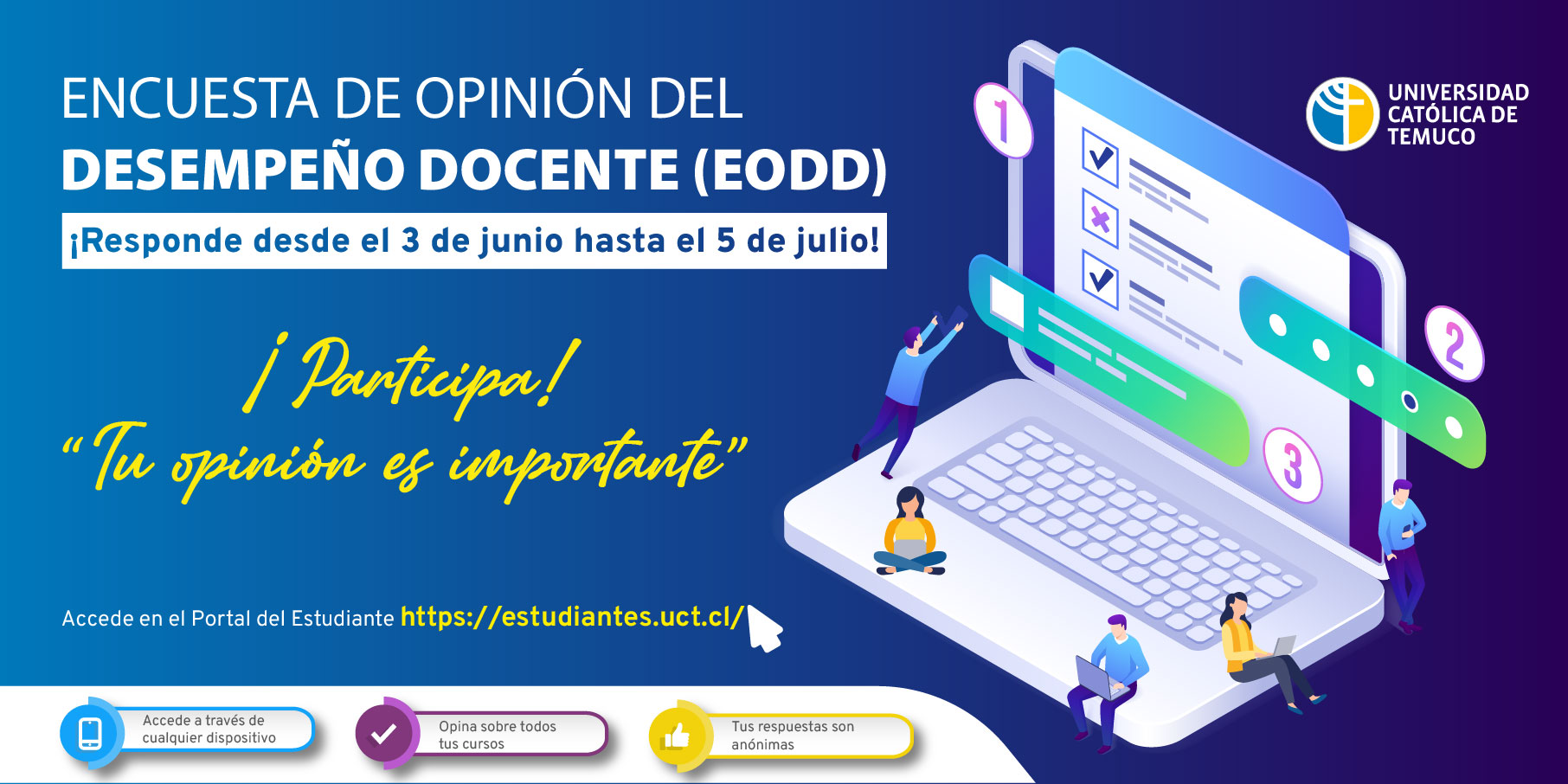 Encuesta de Opinión del Desempeño Docente (EODD) primer semestre de 2024 – DAC